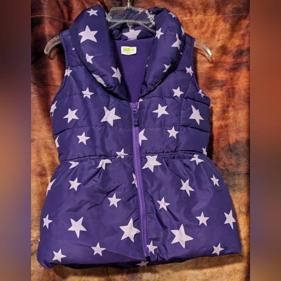Crazy 8 | Jackets & Coats | Crazy 8 Purple Puffer Vest 4 Xl | Poshmark